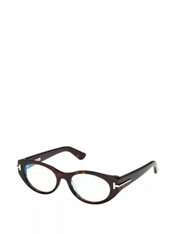 TOM FORD Oval Frame Eyeglasses