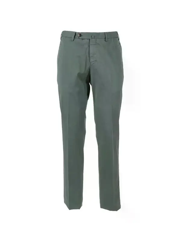 PT TORINO Belt-loops Trousers - Green