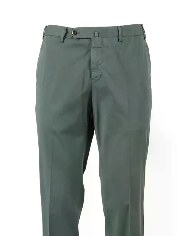 PT TORINO Belt-loops Trousers - Green