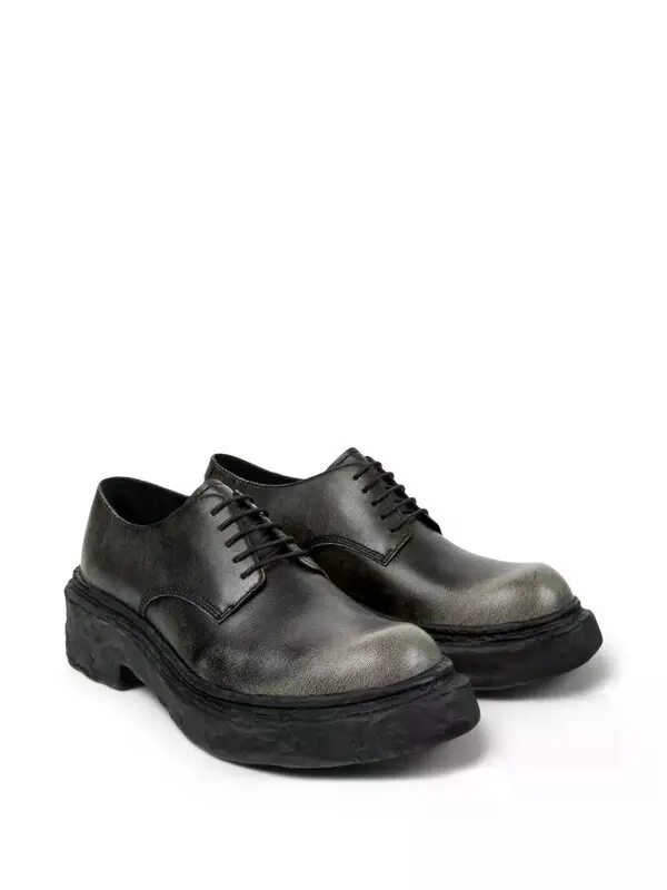 Camper Smooth Leather Lace-up Shoes - Grey