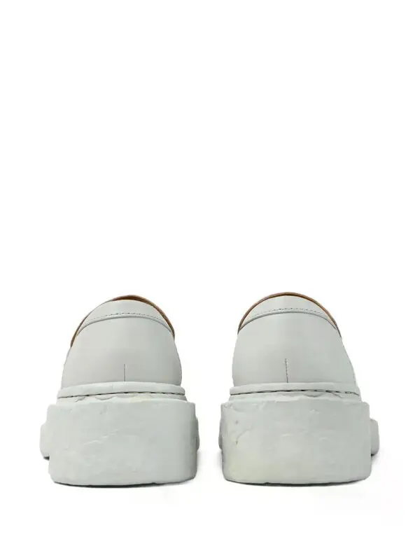 Camper Smooth Leather Vamonos Loafers - White