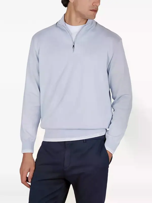 Paul & Shark Half-zip Cotton Sweater