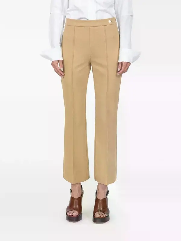 CALLAS MILANO Lola Button-detail Trousers - Neutrals