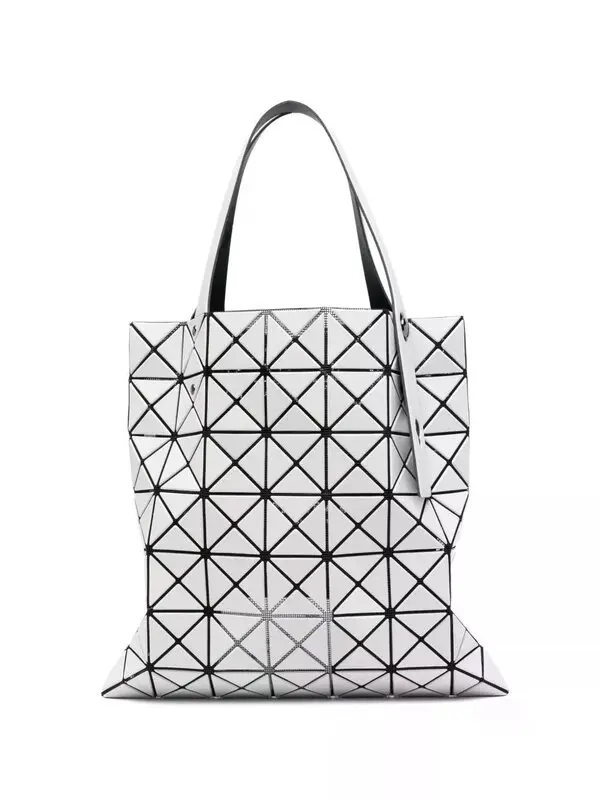Issey Miyake Geometric-pattern Tote Bag - Grey