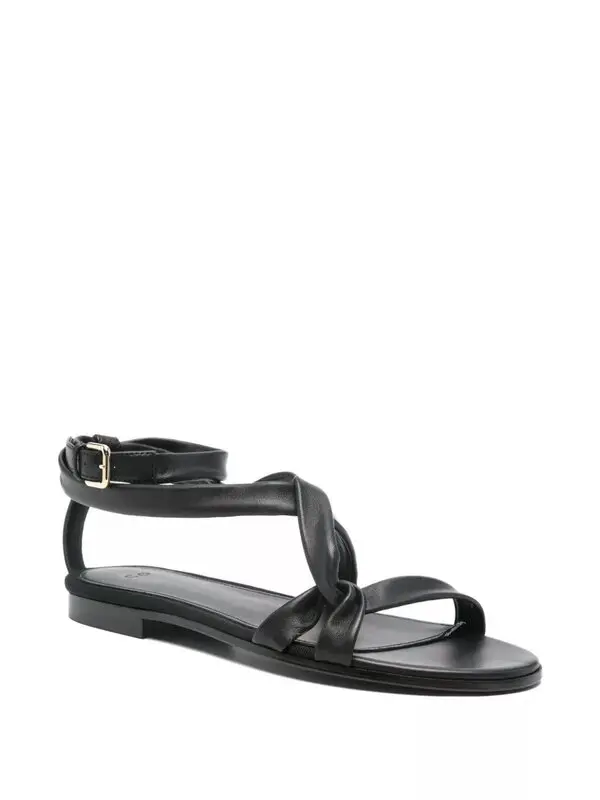 Co Knotted Strap Flat Sandals