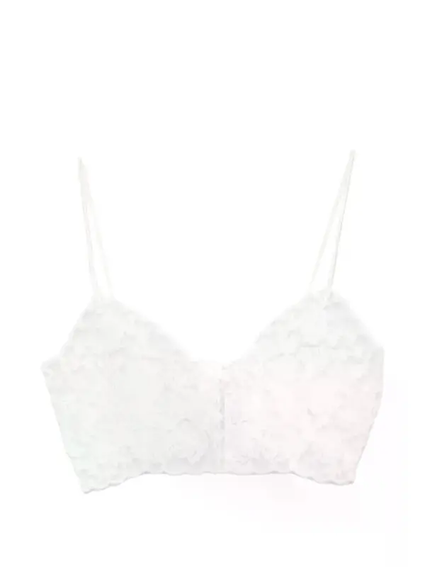 Ermanno Scervino Lace Bralette - White