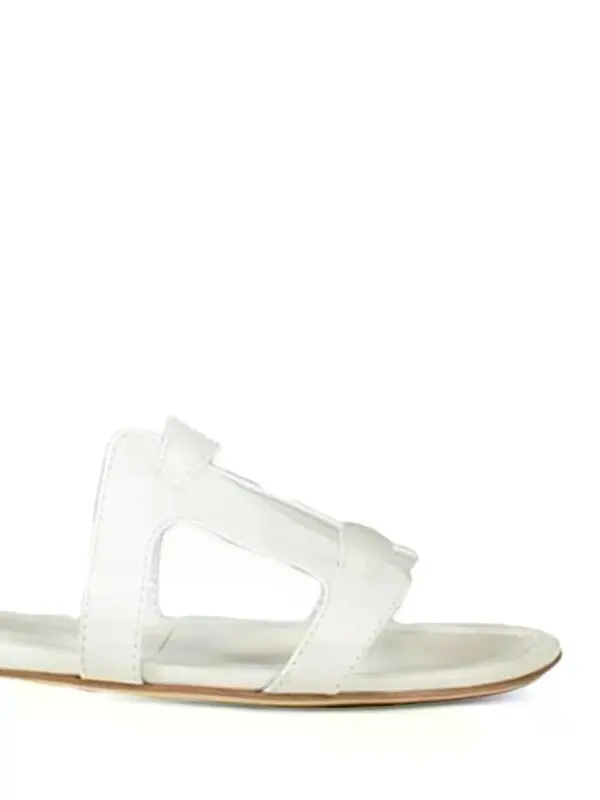 Manolo Blahnik Cut-out Flat Sandals