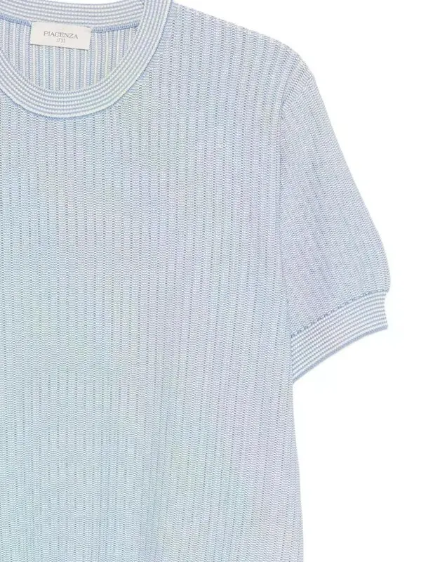PIACENZA CASHMERE 1733 Striped Knit Top