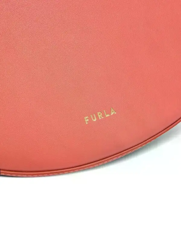 Furla Leather Shoulder Bag - Grey