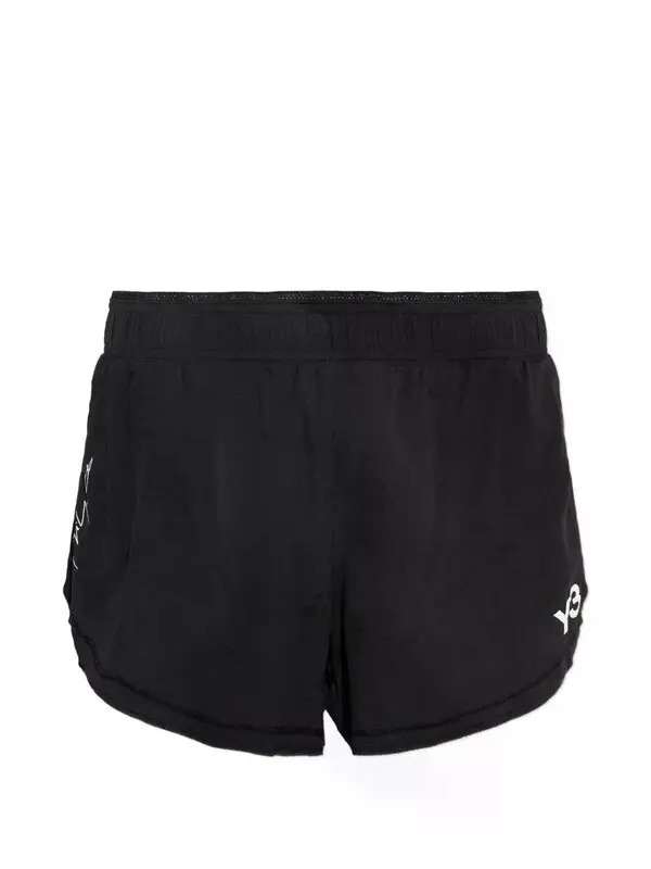 Y3 Logo-detail Mini Shorts