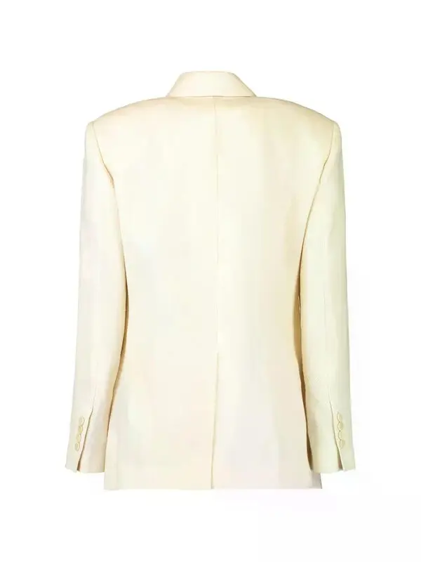 Brunello Cucinelli Button-fastening Fitted Jacket - Neutrals