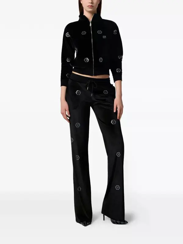 Philipp Plein Monogram-embellished Track Pants