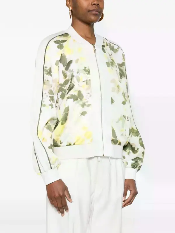 Liu Jo Floral Print Bomber Jacket