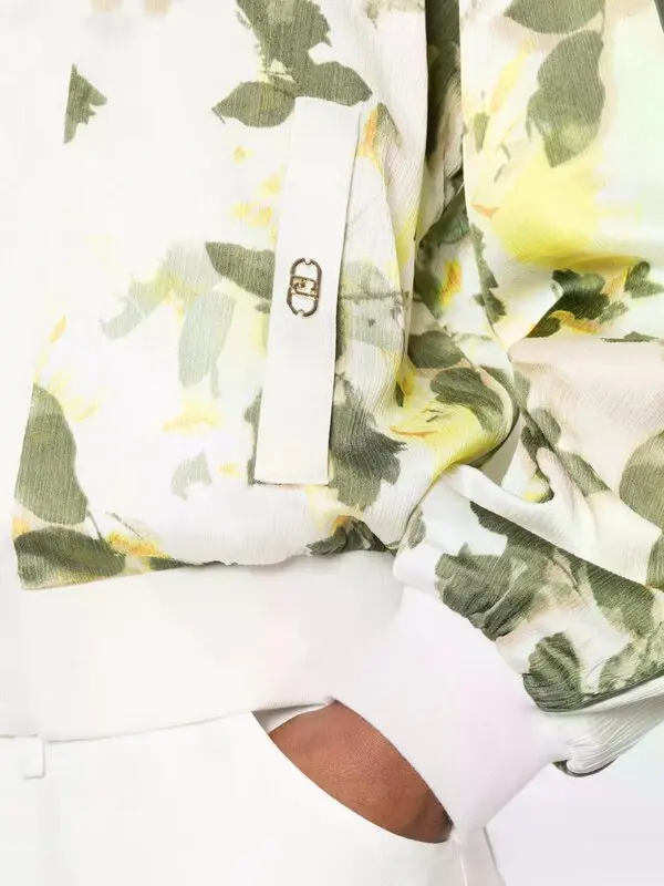 Liu Jo Floral Print Bomber Jacket