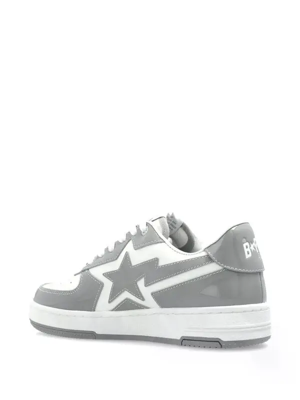 A BATHING APE Star Panelled Sneakers - White