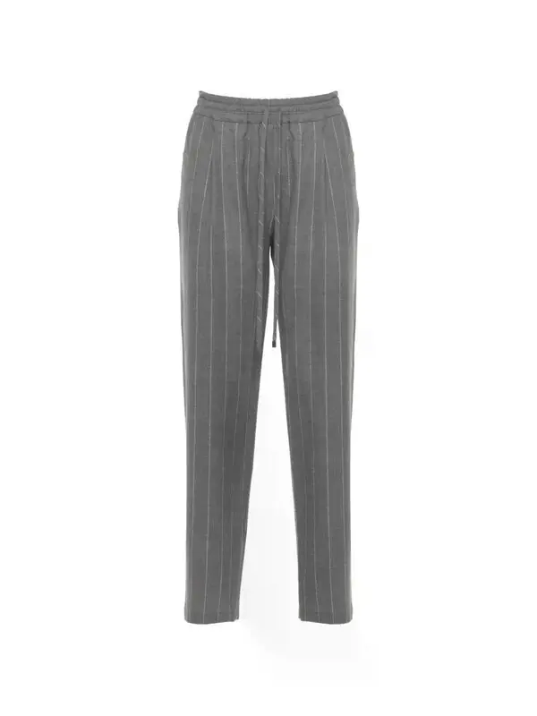 Antonelli Firenze Pinstriped Drawstring Trousers