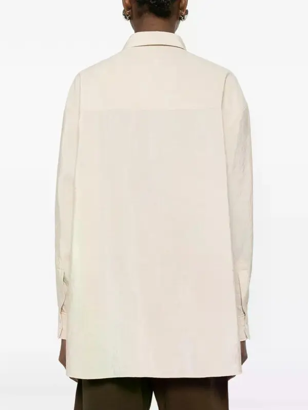LEMAIRE Tie-neck Button-up Shirt
