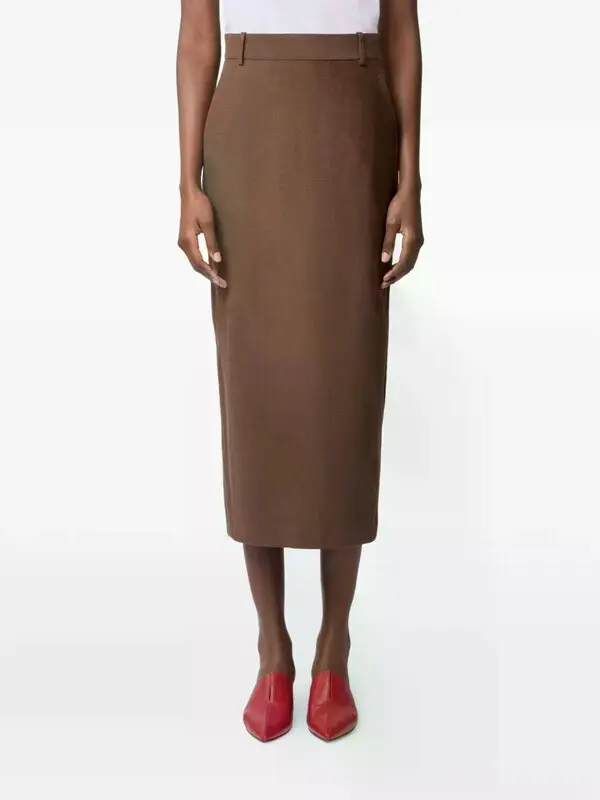 TOD'S Midi Skirt With Pocket Detail