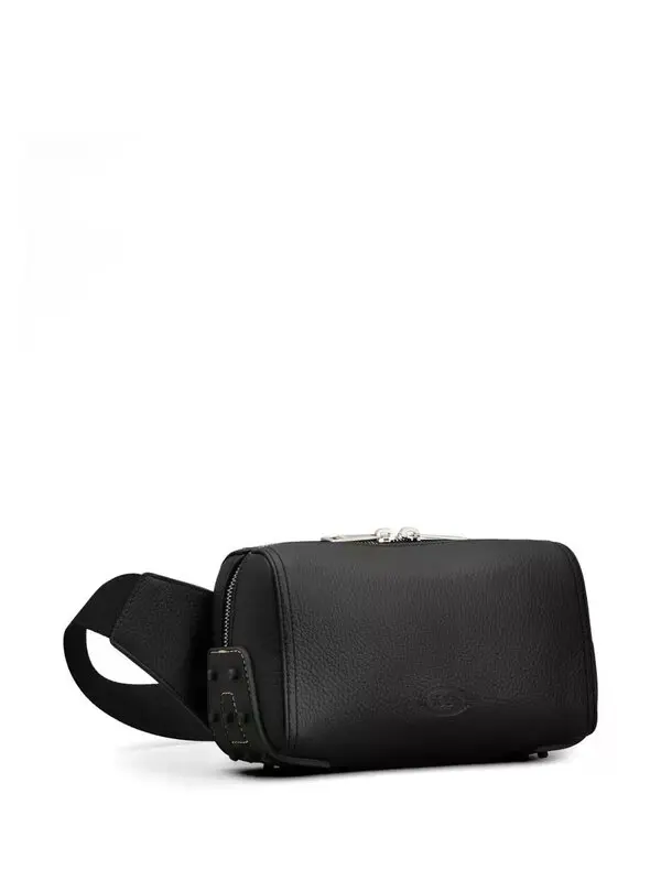 TOD'S Leather Messenger Bag - Black