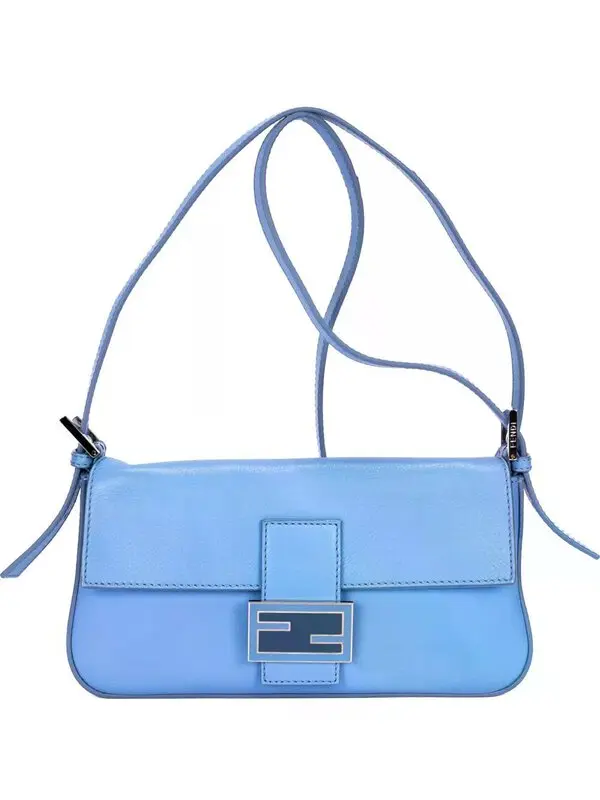 Fendi Leather Baguette Shoulder Bag