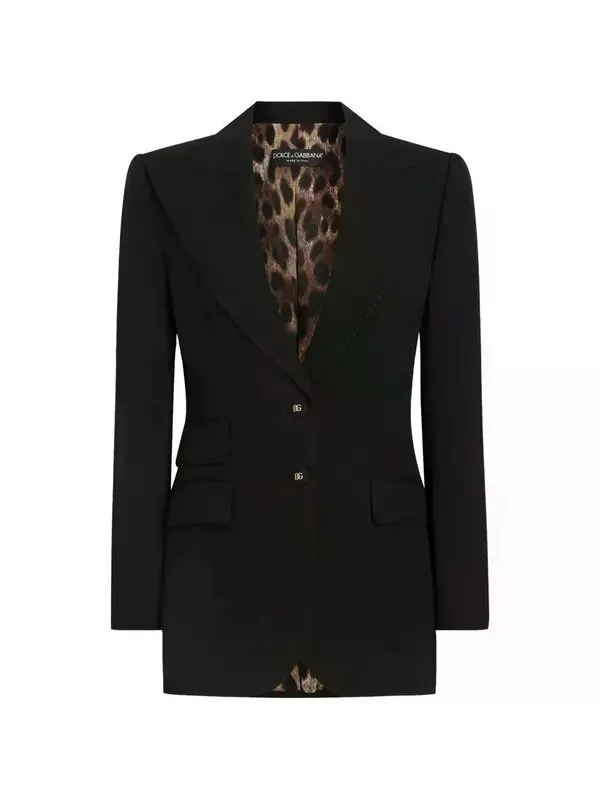 Dolce & Gabbana Single-breasted Blazer - Black