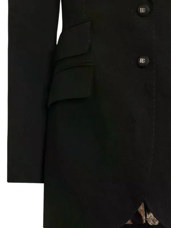 Dolce & Gabbana Single-breasted Blazer - Black