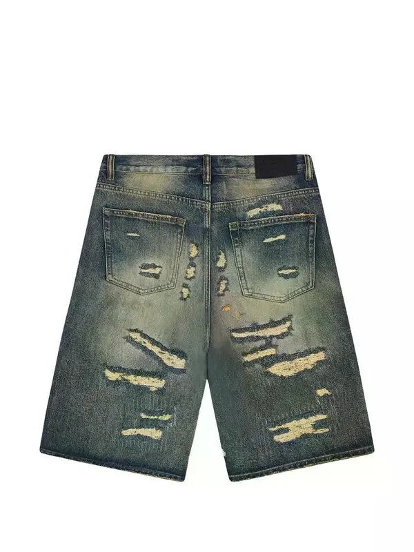 LOSTSHDWS Distressed-details Shorts