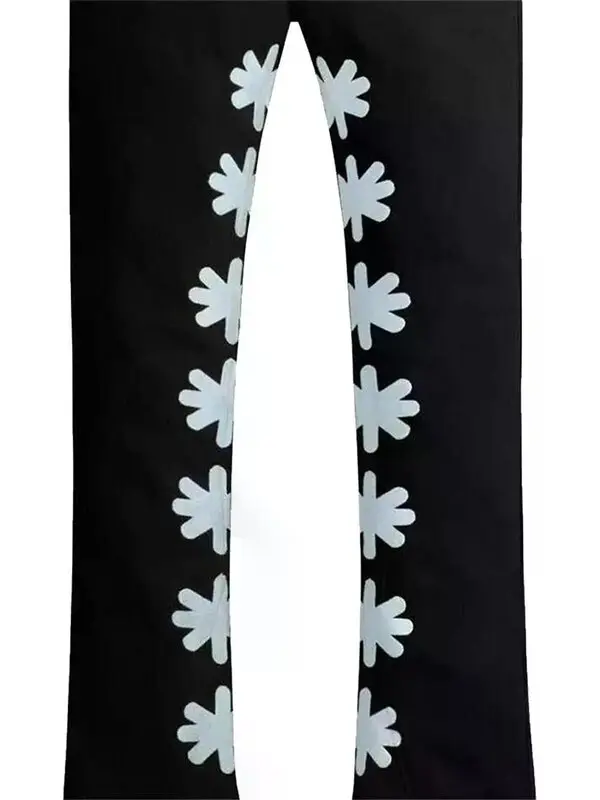 LOSTSHDWS X Drkshdws Flower-embellishment Jeans