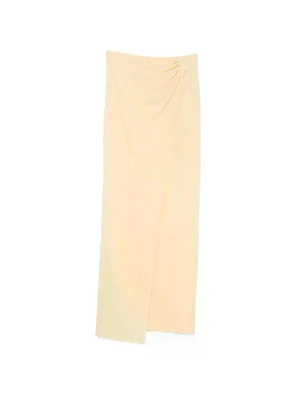 Andamane Phoebe Draped Midi Skirt