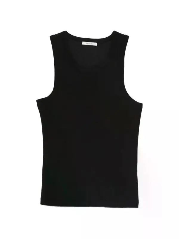 ENTIRE STUDIOS Round-neck Tank - Black