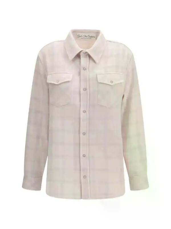 GOD'S TRUE CASHMERE Check-pattern Shirt