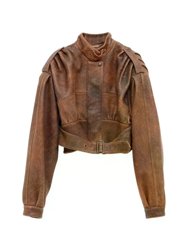 Chloé Buckled Leather Jacket