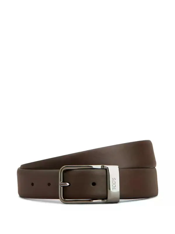 TOD'S Metal Buckle Belt - Brown