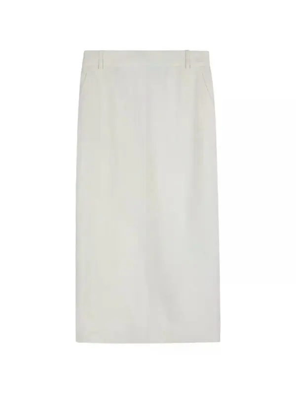 TOD'S Midi Skirt With Back Vent And Pocket