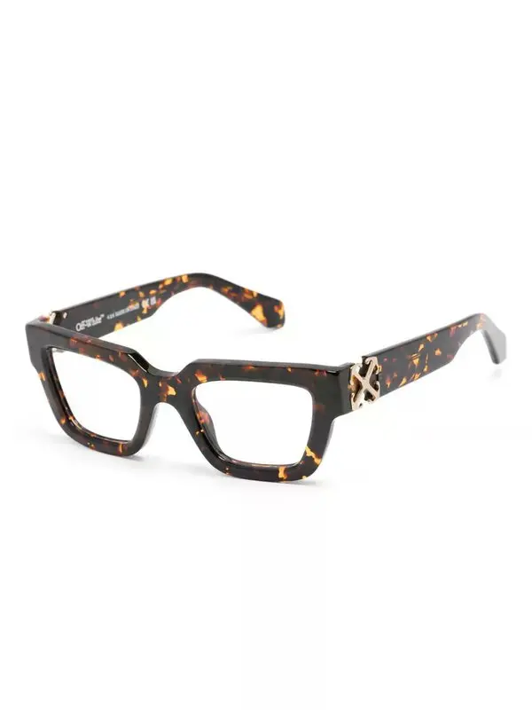 Off-White Tortoiseshell Eyeglasses