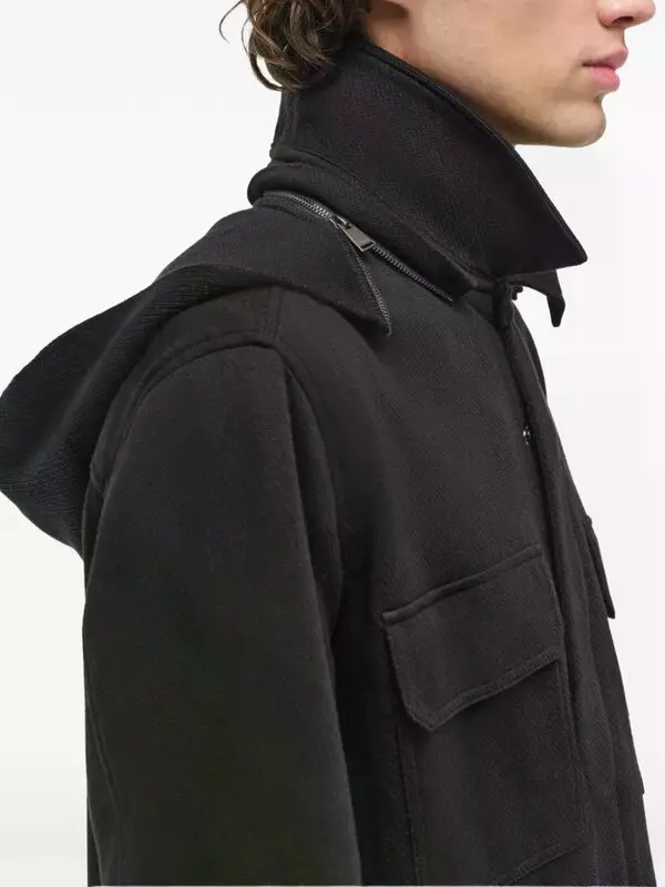 Simkhai Travis Hooded Chest-pocket Overshirt