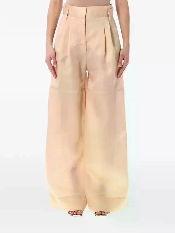 Alberta Ferretti Organza Trousers