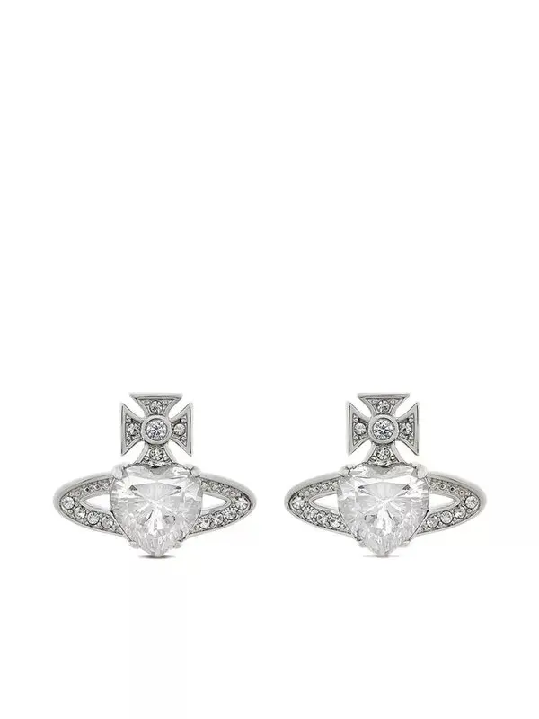 VIVIENNE WESTWOOD Ariella Orb Earrings - Silver