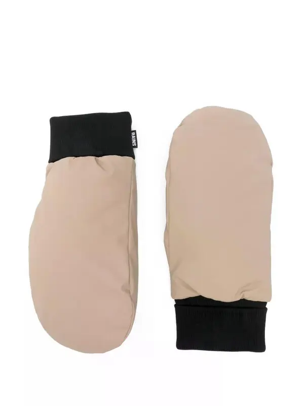 Rains Alta Puffer Mittens - Neutrals