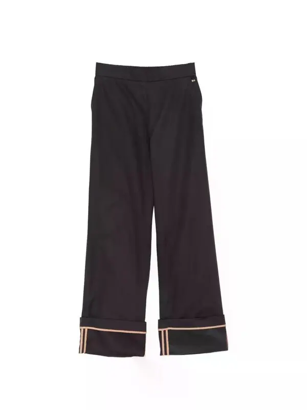 Herno Cuffed Flared Trousers