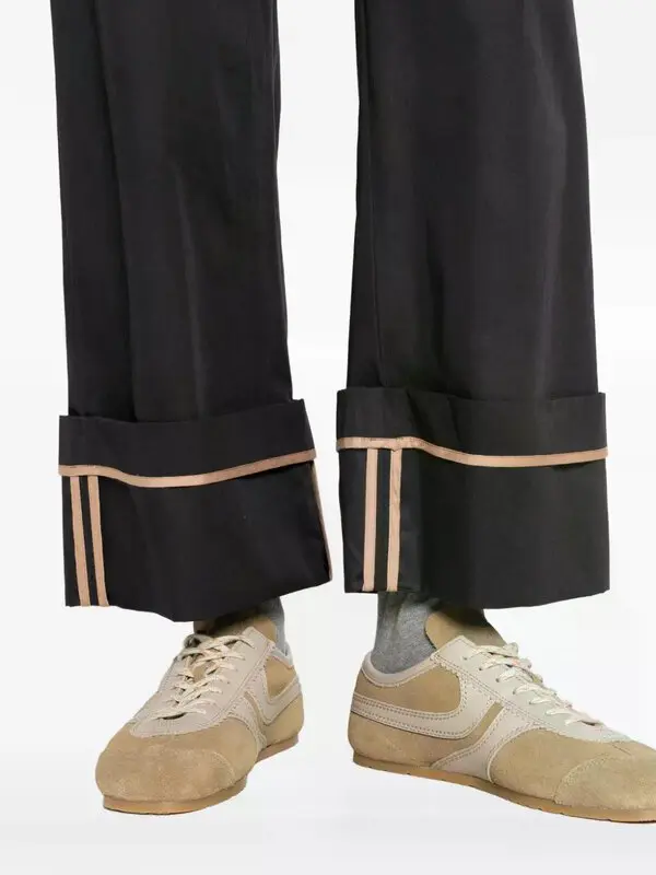 Herno Cuffed Flared Trousers