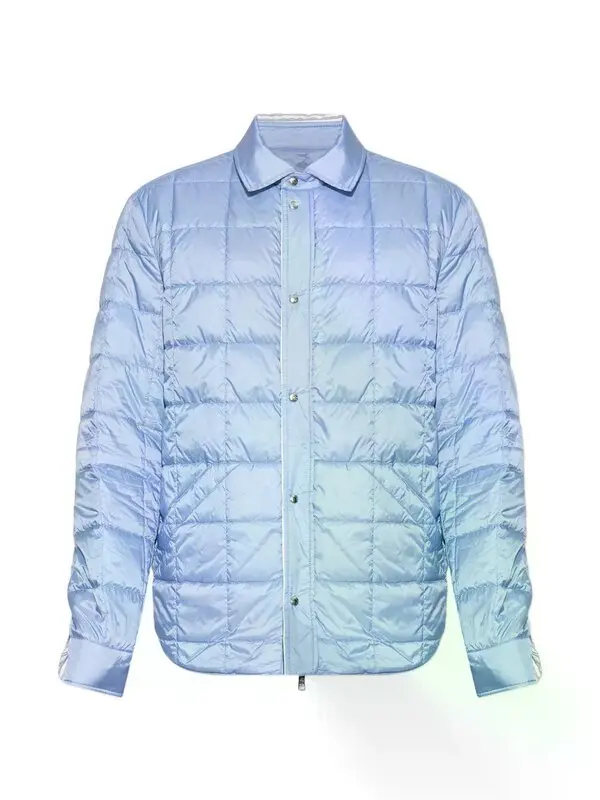 Moncler Crescent Reversible Striped Quilted Jacket