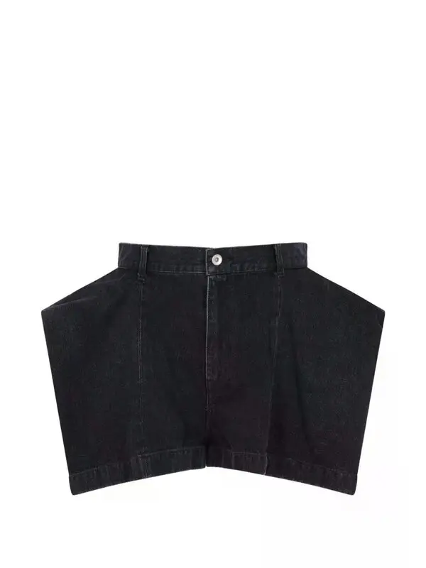 Sacai Denim Shorts - Black