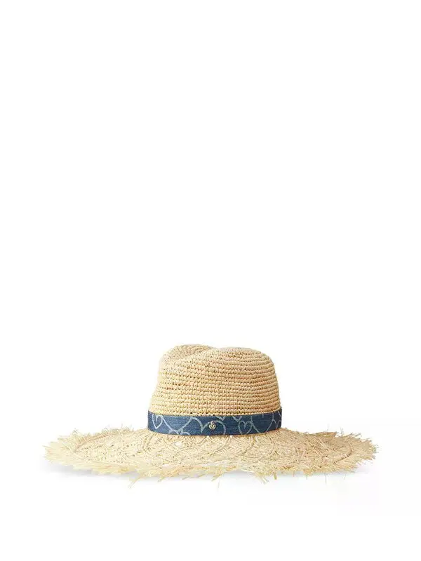 MAISON MICHEL Kiki Straw Hat - Neutrals