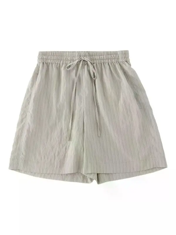 Studio Nicholson Pinstripe Drawstring Shorts