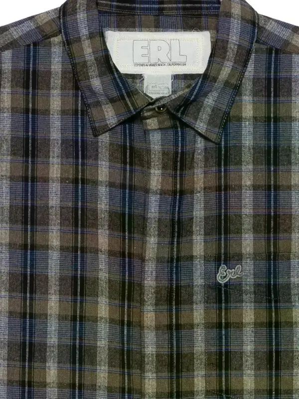 ERL Check-pattern Shirt