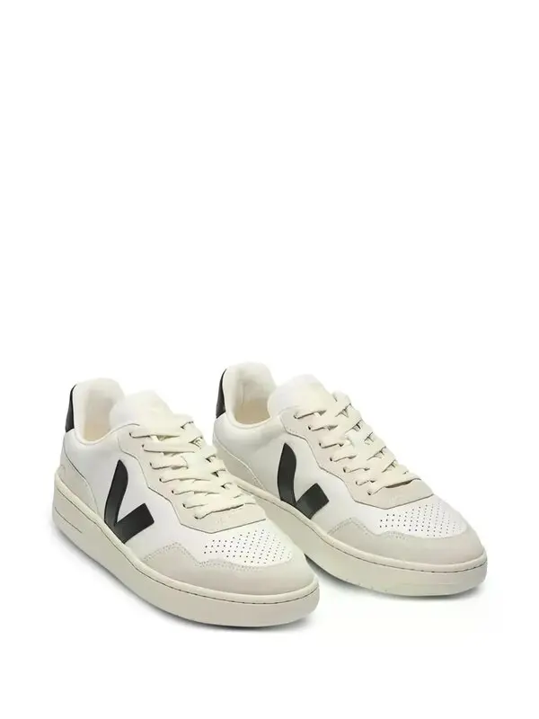 VEJA V-90 Panelled Sneakers - Neutrals