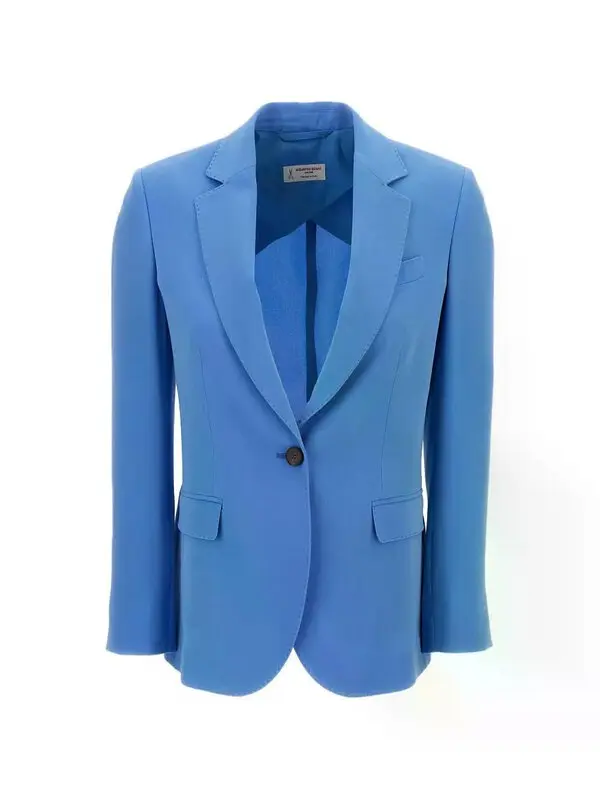 Alberto Biani Buttoned Flap-pocket Blazer