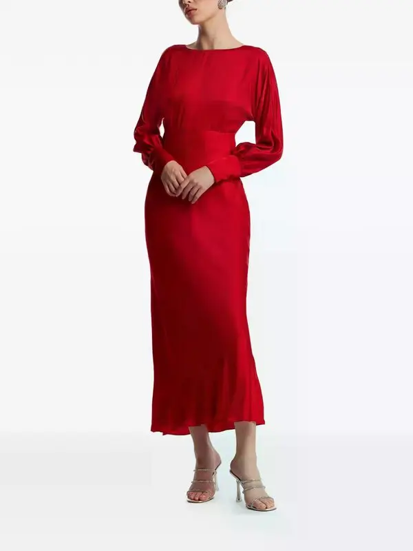 FRAMBOISE Long-sleeve Fitted Dress