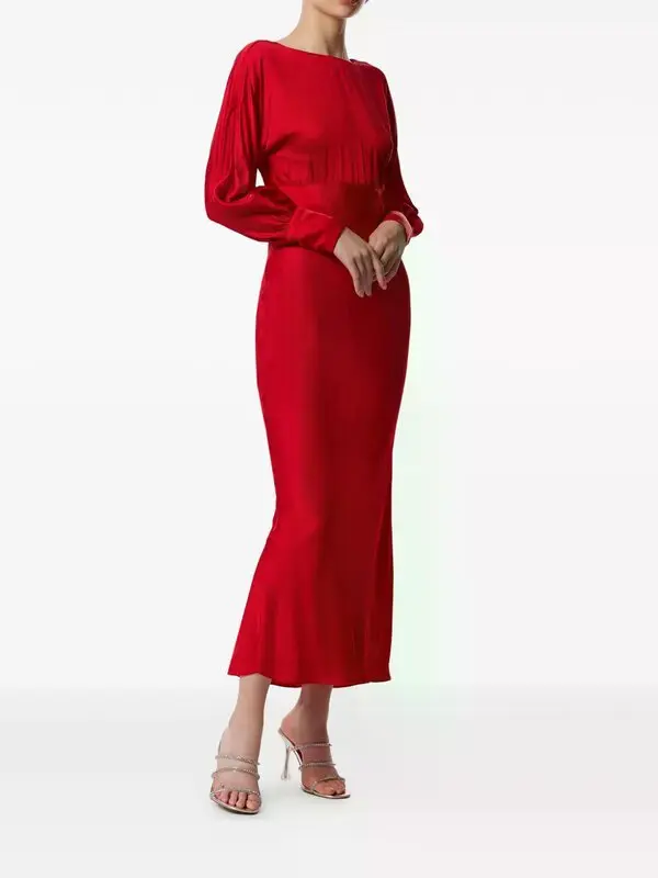 FRAMBOISE Long-sleeve Fitted Dress